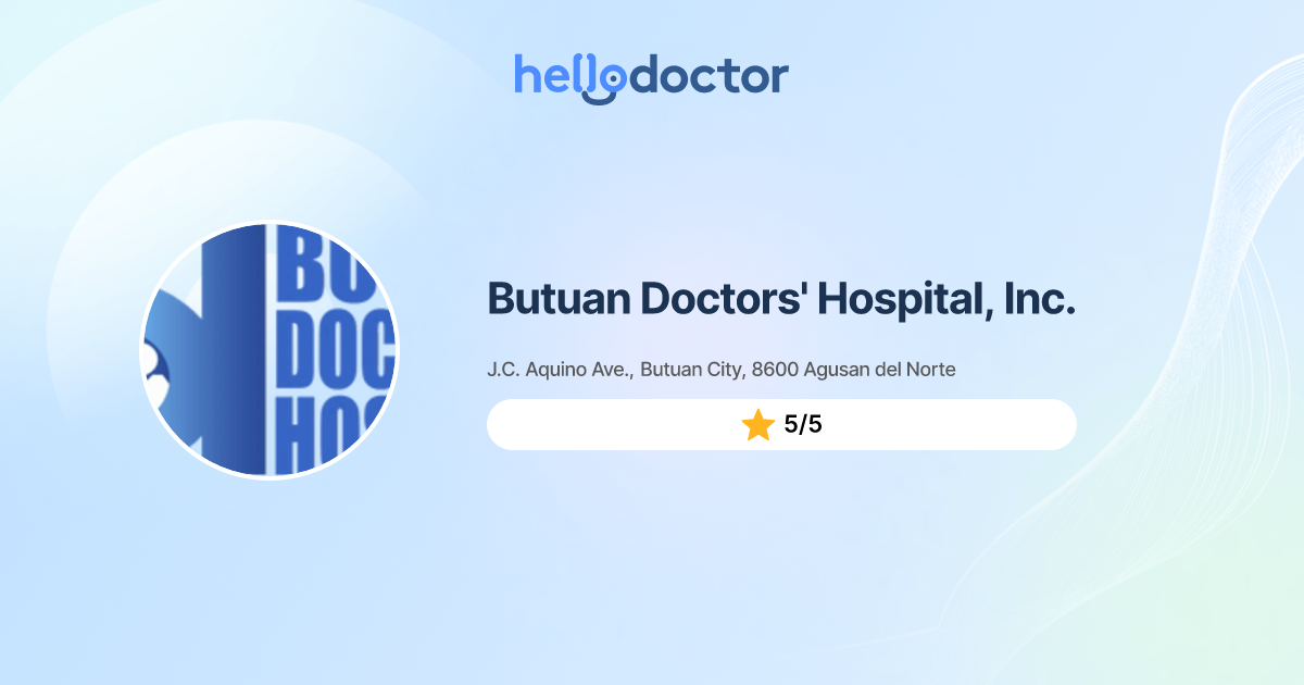 Butuan Doctors' Hospital, Inc.