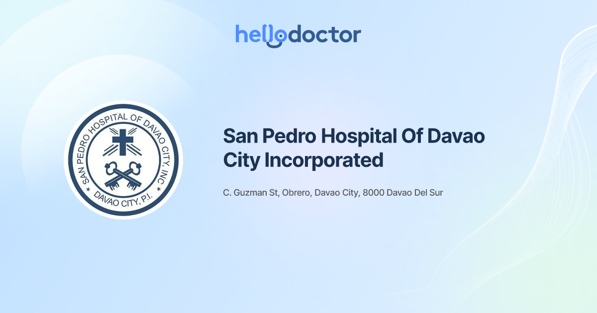 San Pedro Hospital Of Davao City Incorporated
