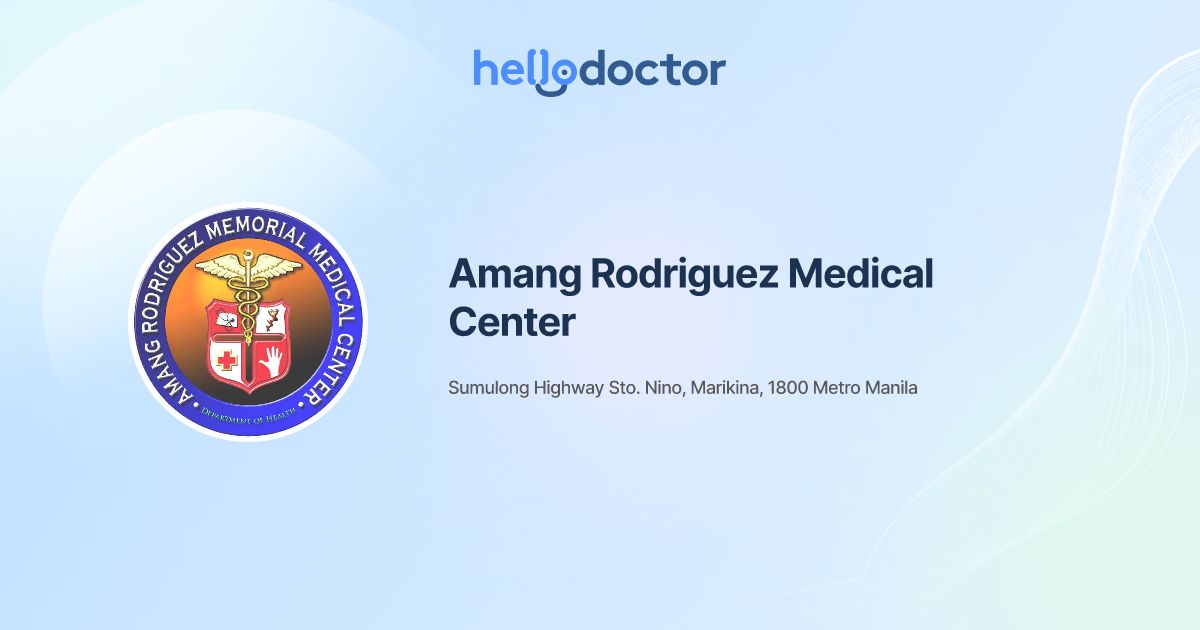 Amang Rodriguez Medical Center