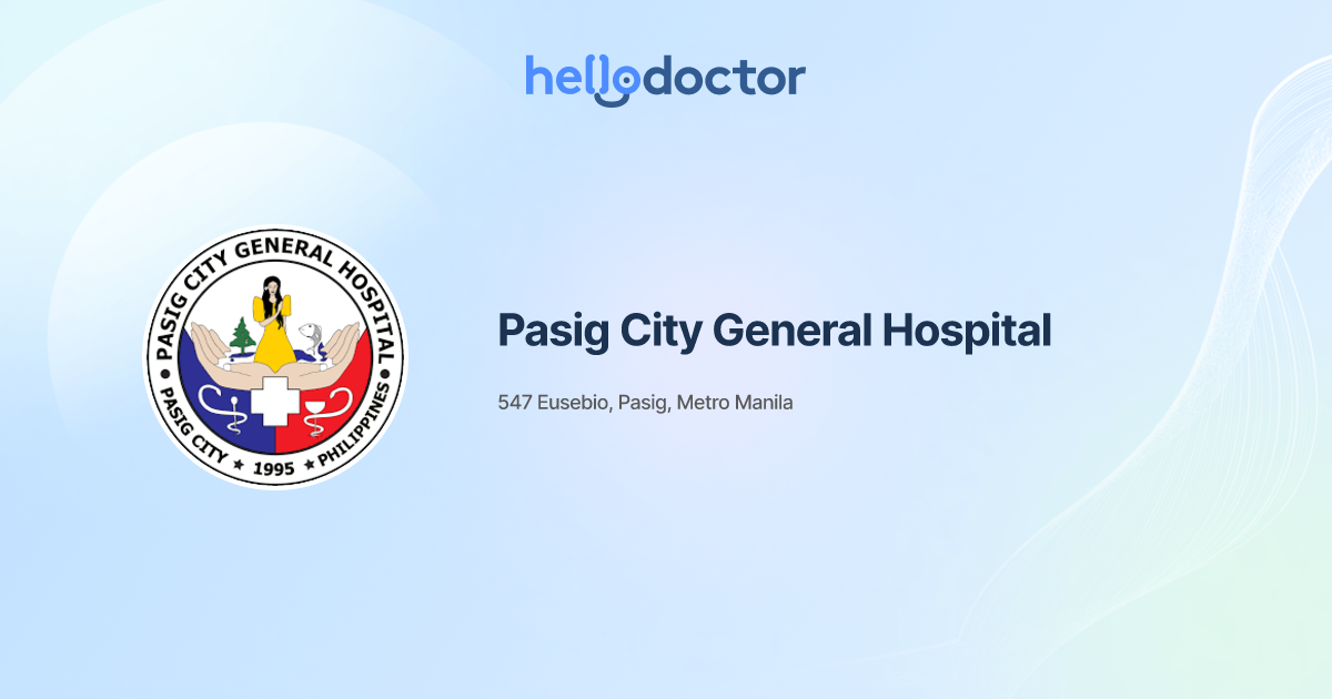 Pasig City General Hospital