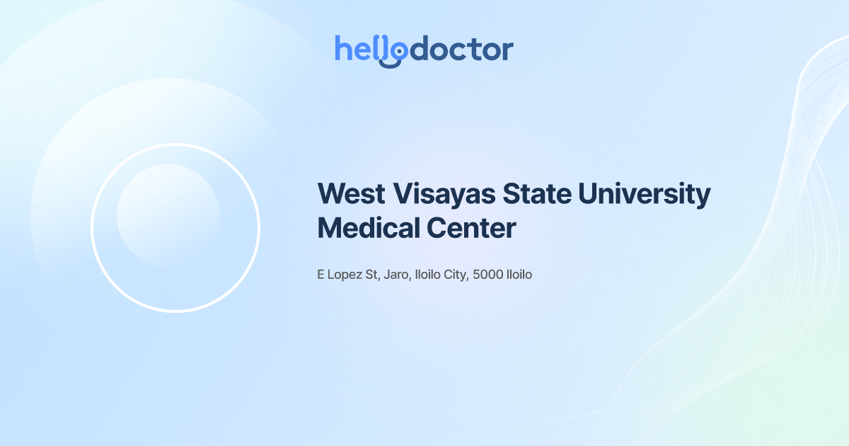 West Visayas State University Medical Center