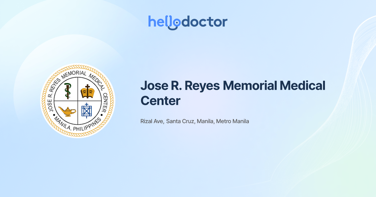 Jose R. Reyes Memorial Medical Center