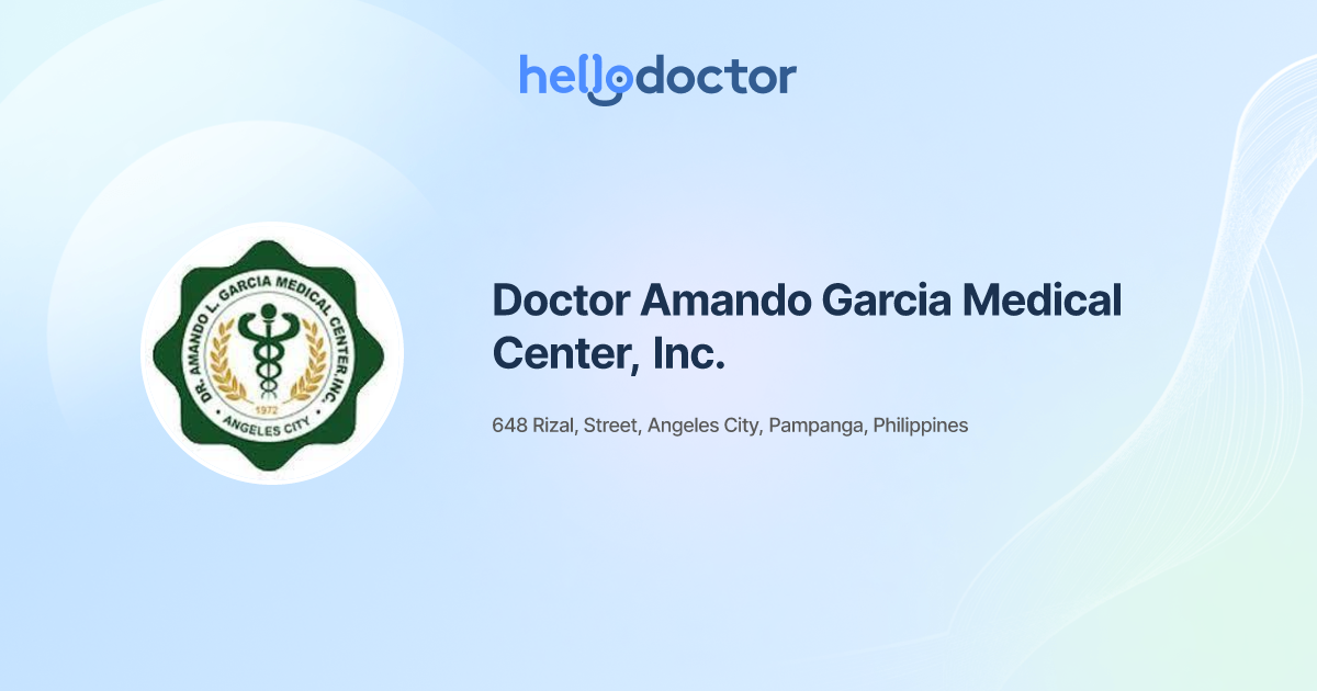 Doctor Amando Garcia Medical Center, Inc.